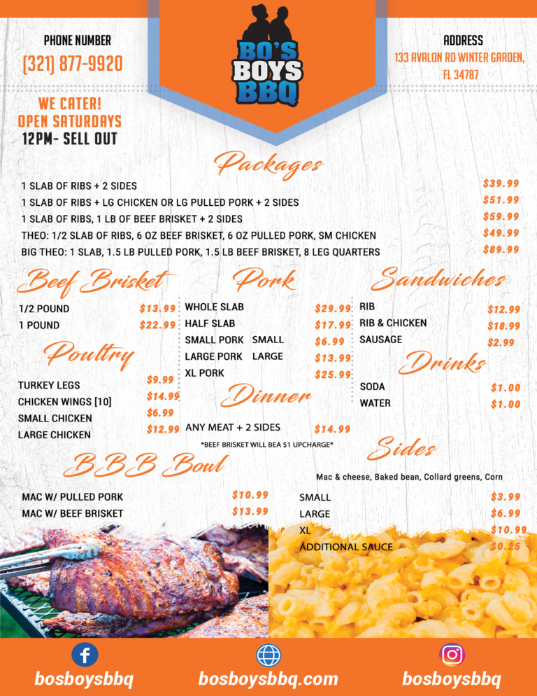 Bo's Boys BBQ – Best BBQ in Central Florida